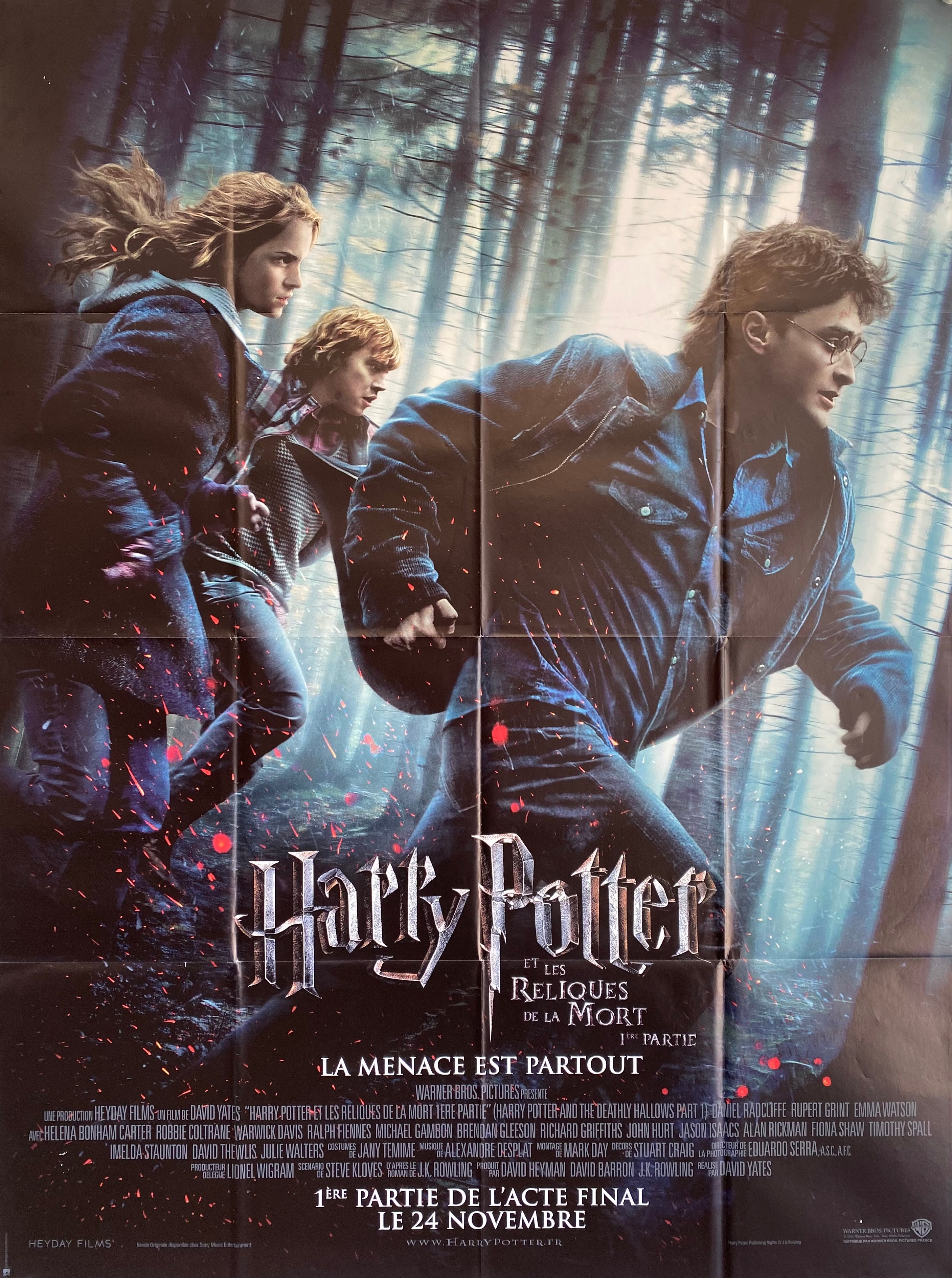 Affiche cinema Harry Potter et les reliques de la mort - 1ère partie 2010