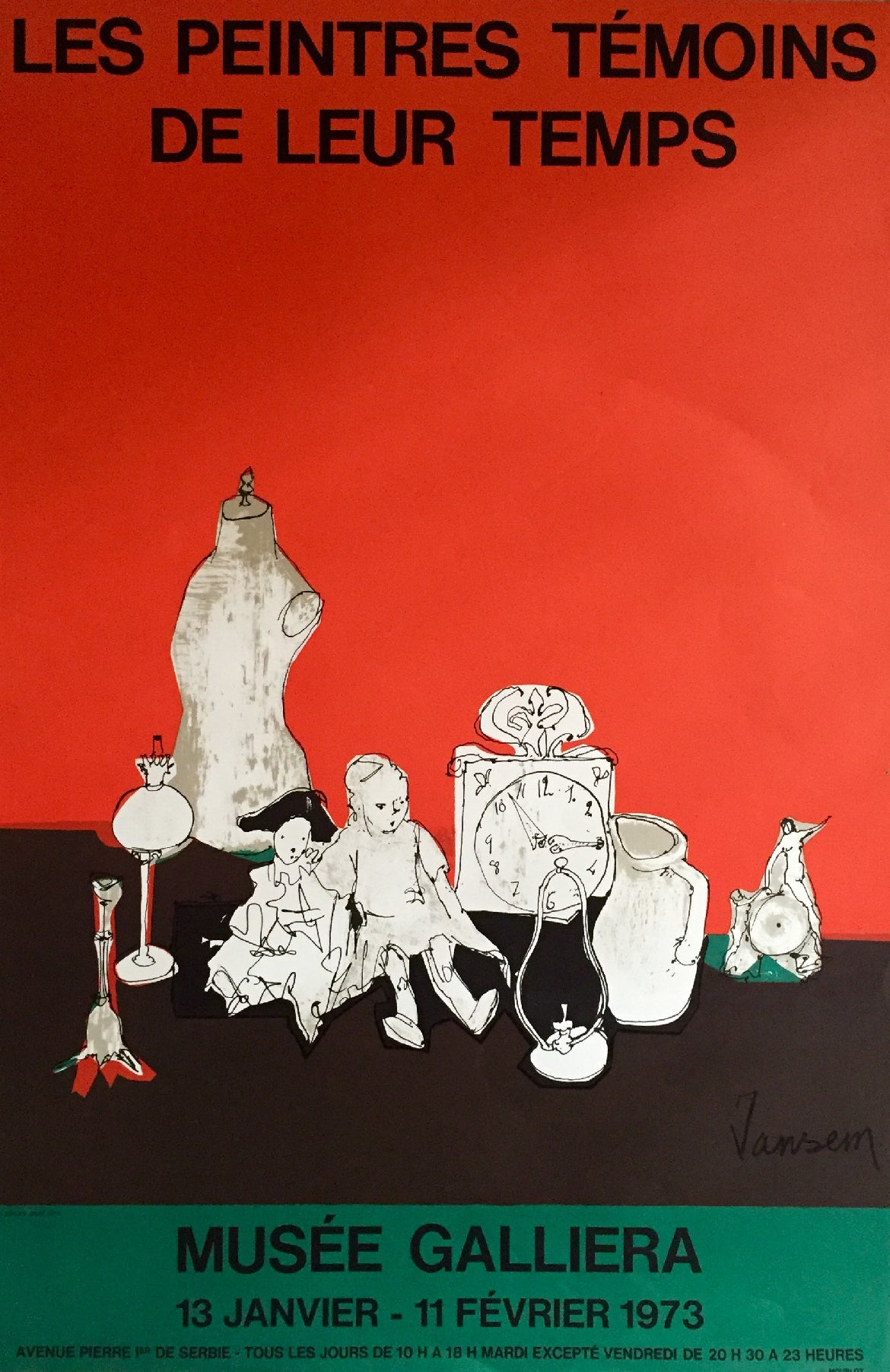 Affiche galerie Musée Galliera - Les peintres témoins de leur temps