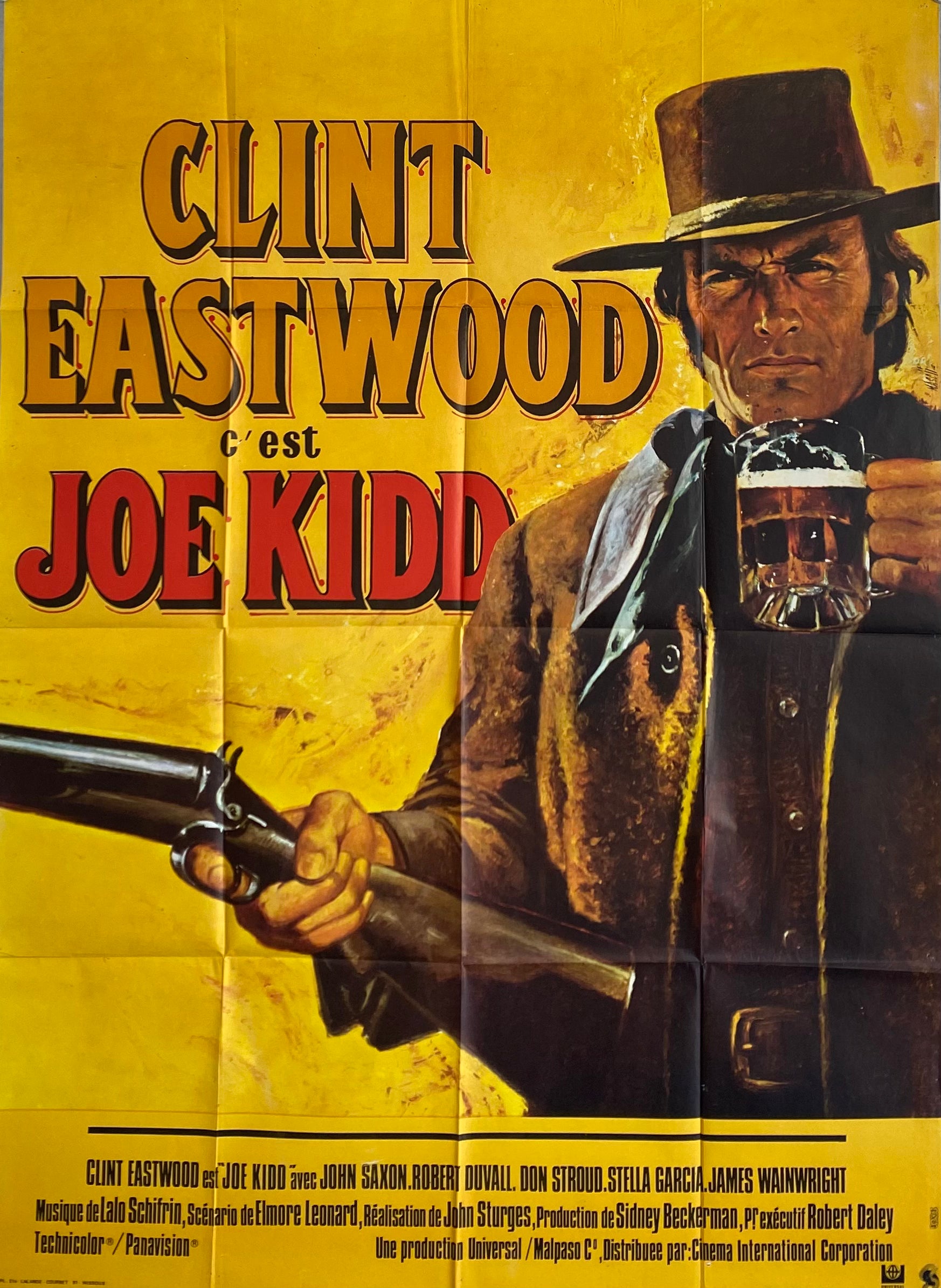 Affiche cinema Joe Kidd 1972