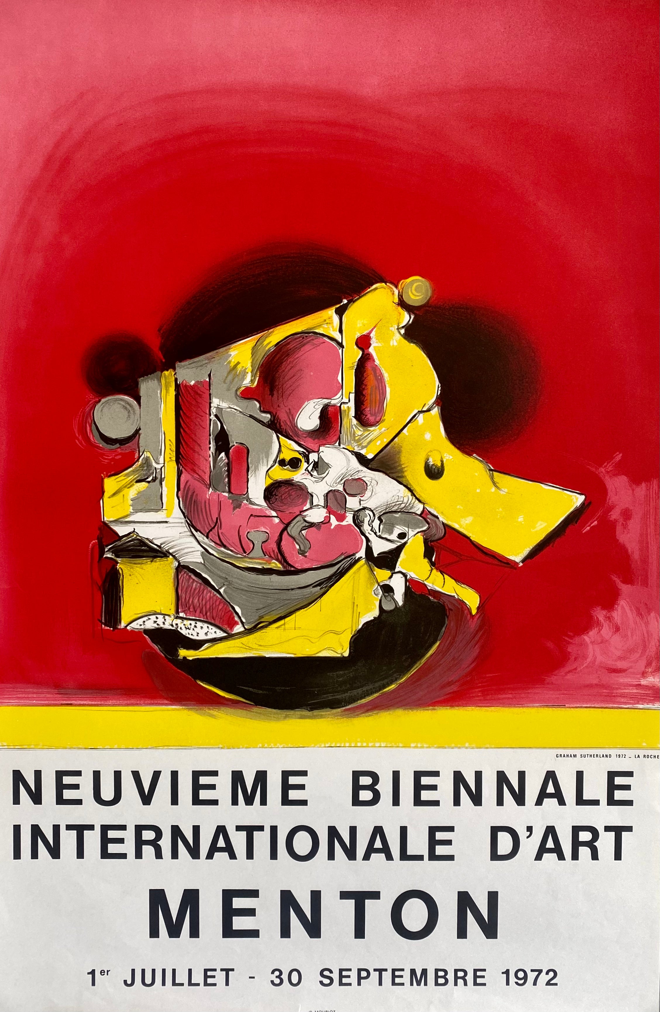 Affiche Collection Neuvieme Biennale Internationale d'Art Menton - Gra
