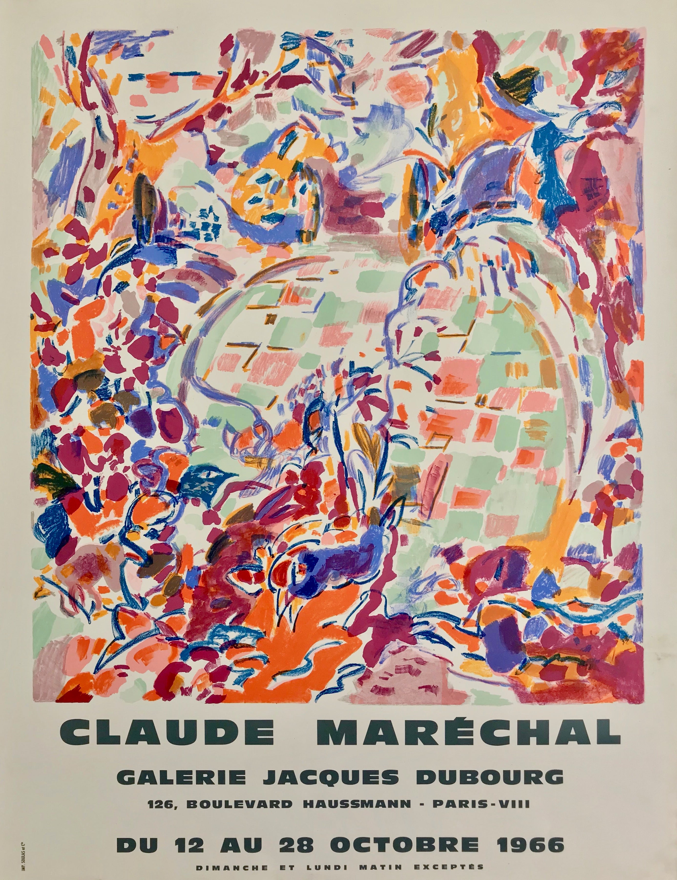 Claude Maréchal, galerie Jacques Dubourg